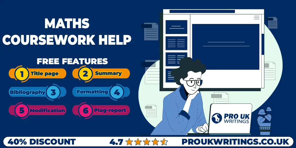 Maths Coursework Help at 40% off | Pro UK Writings